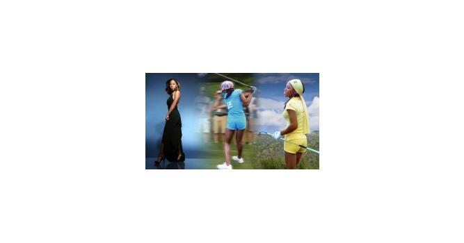 Female Golf Sensation Zakiya "Z" Randall, Anthony Anderson and Joe ...