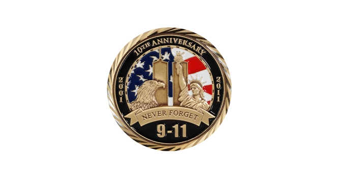 9/11 10th Anniversary Challenge Coin Raising $911,000 for U.S. Military ...
