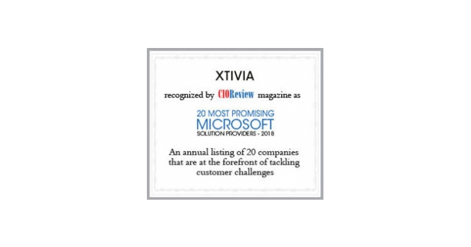 XTIVIA Named One of 2018’s Most Promising Microsoft Solution Providers ...