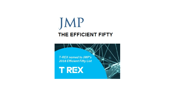 T-REX Named to JMP Securities' Prestigious Efficient Fifty List for the ...