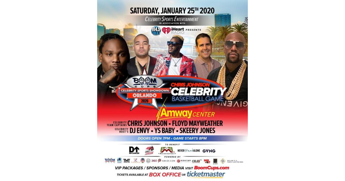 Boom Cups Celebrity Sports Showdown (Orlando) 2020 Chris Johnson ...