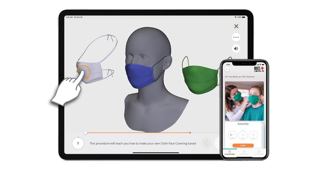 Making a Face Mask? Beware of Bad Advice: BILT App Provides 3D ...