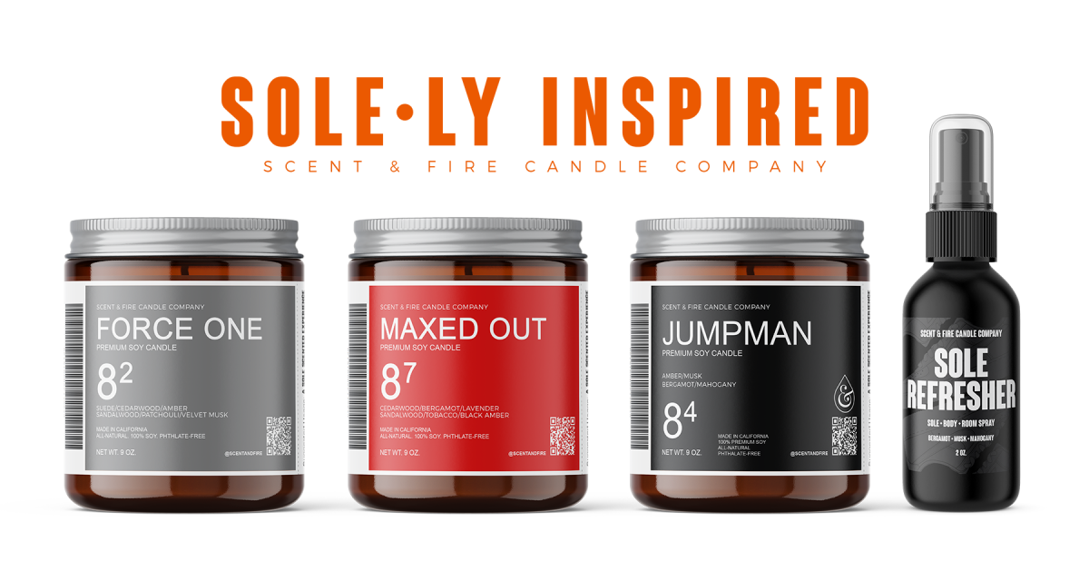 Scent & Fire®️ Candle Company Launches Sneaker-Inspired Candles That ...