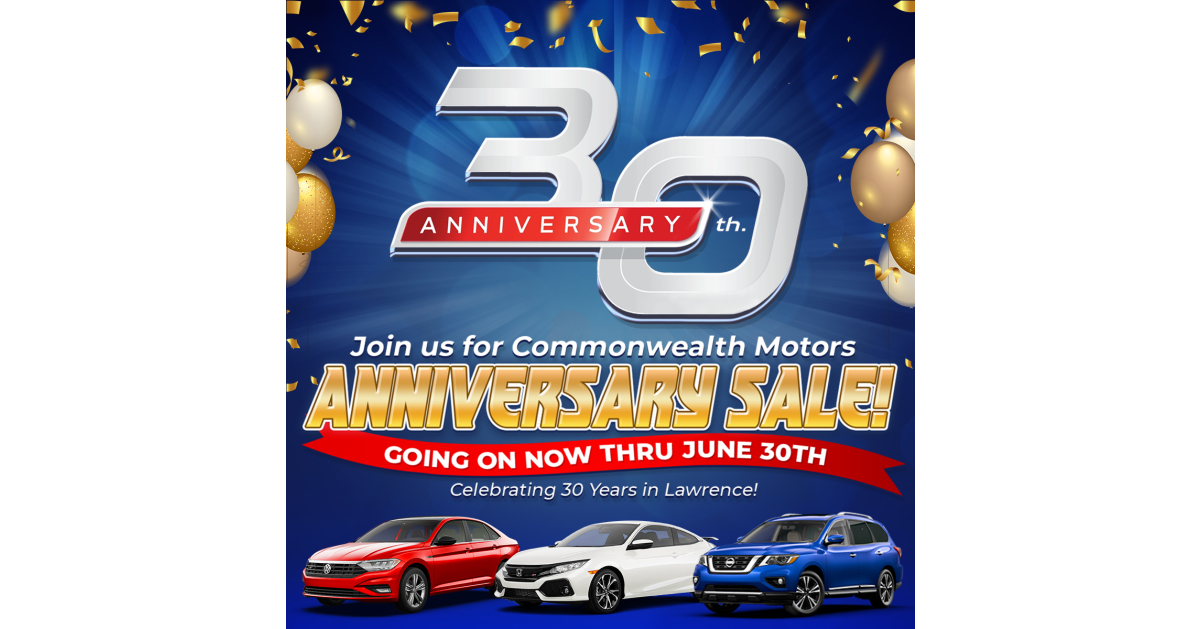 Commonwealth Motors 30th Anniversary - PR.com