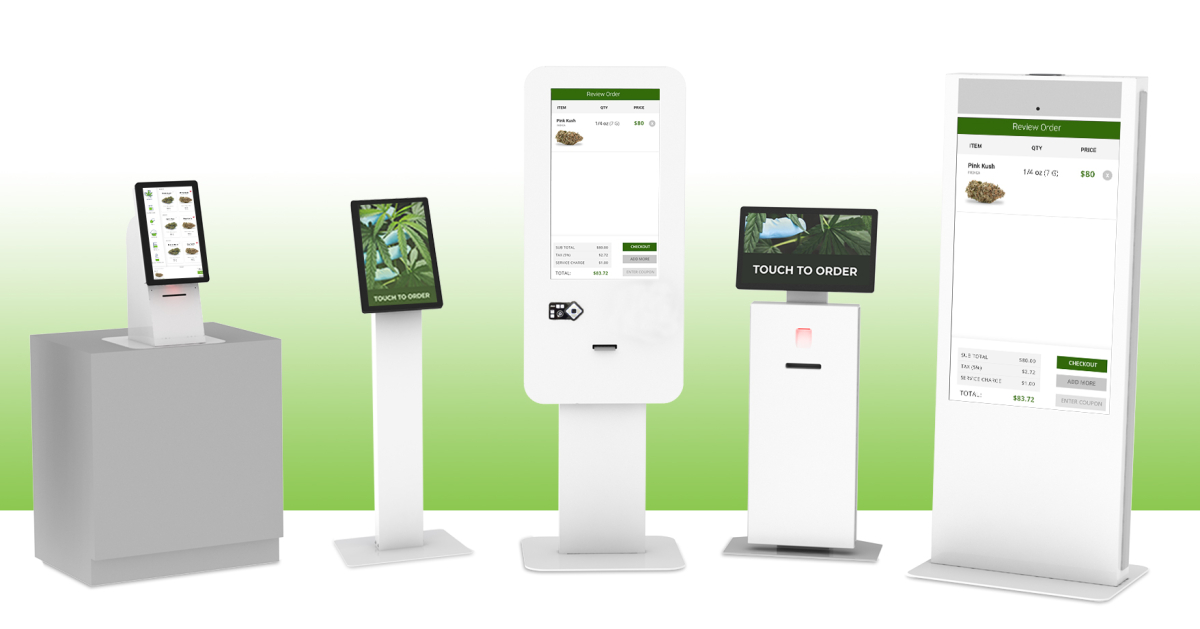 A Self-Service Cannabis Kiosk That Offers Digital Payment Processing ...
