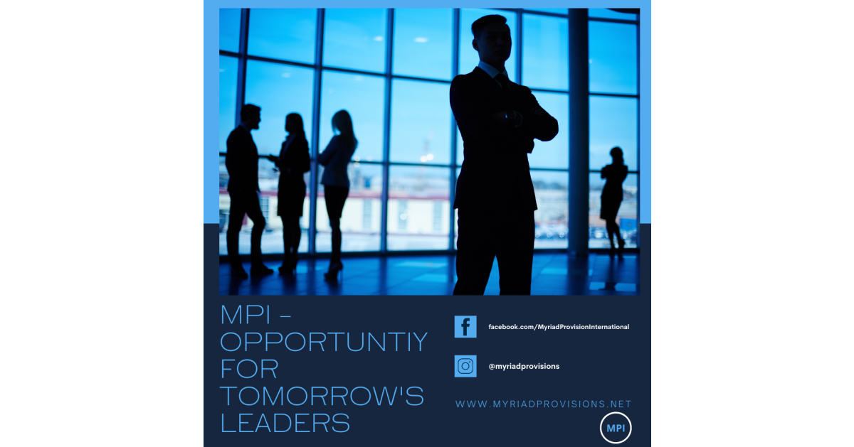 Myriad Provisions International Gives Opportunity for Tomorrow's ...