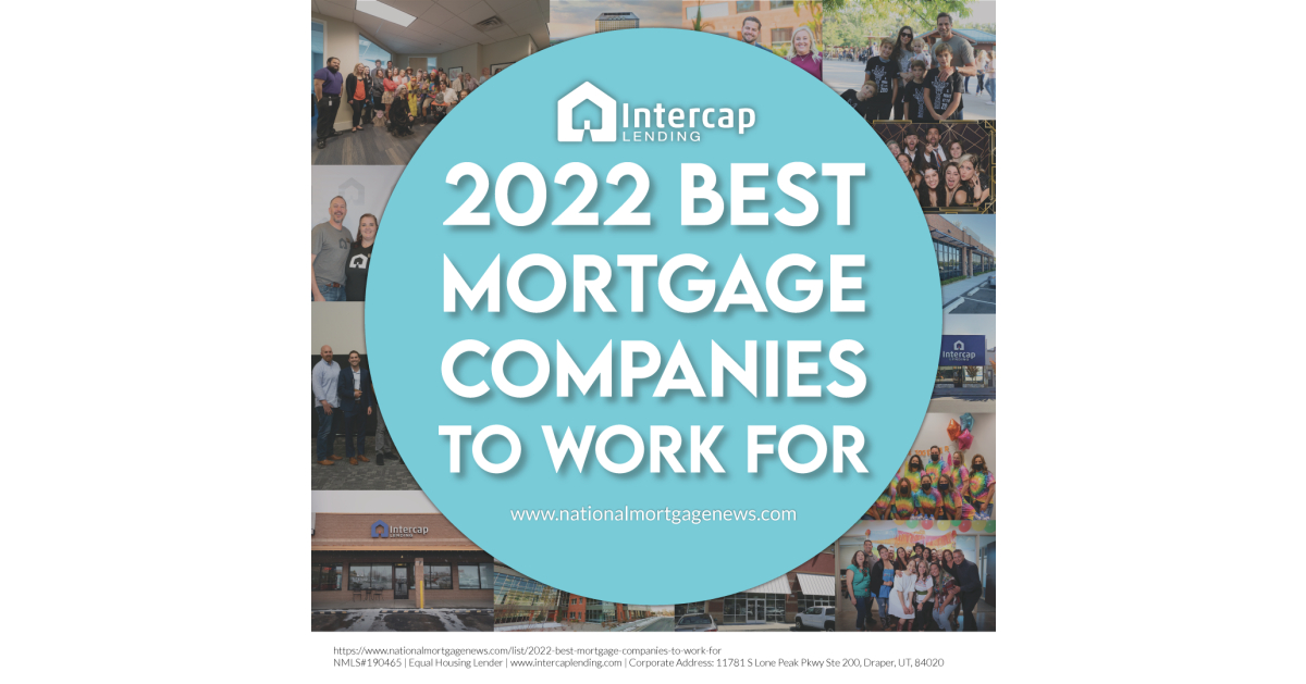 Intercap Lending 2022 Best Companies to Work For - PR.com