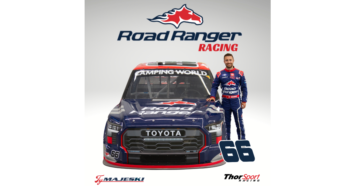 Road Ranger as Primary Partner of Ty Majeski's No. 66 Toyota Tundra TRD ...