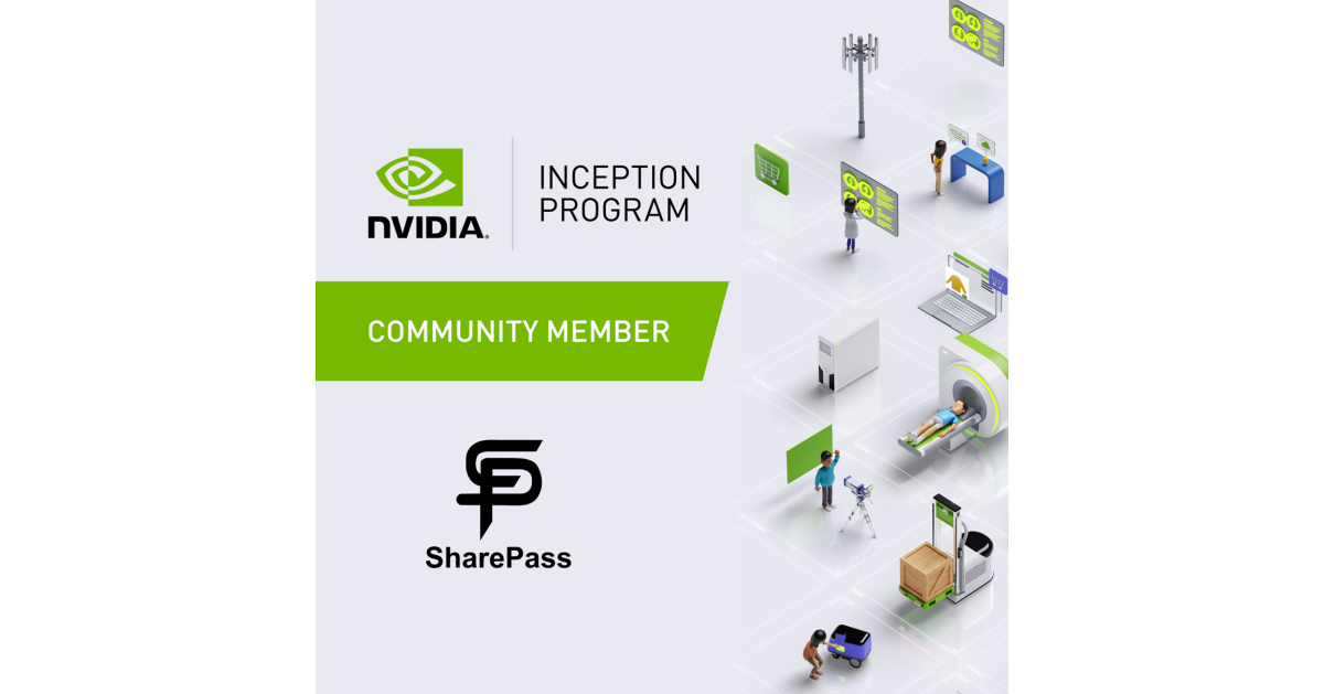 SharePass Joins NVIDIA Inception - PR.com
