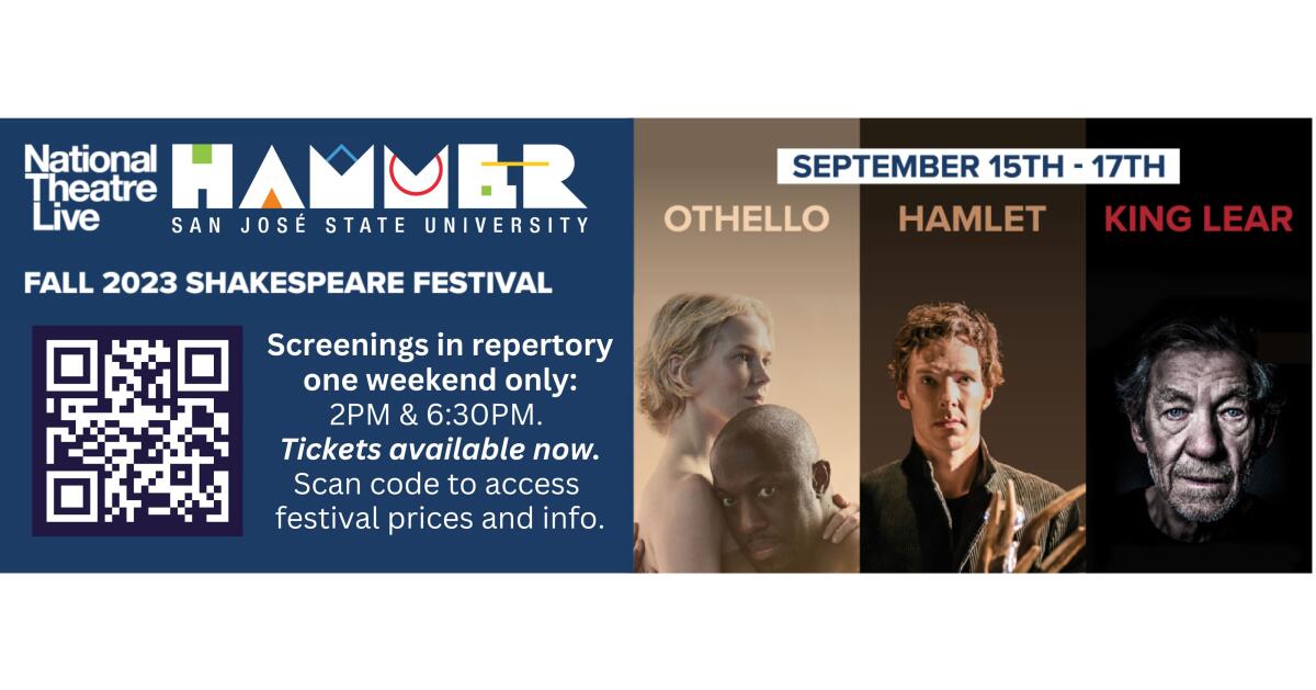 Hammer Theatre Center Presents Fall 2023 Shakespeare Festival Featuring ...