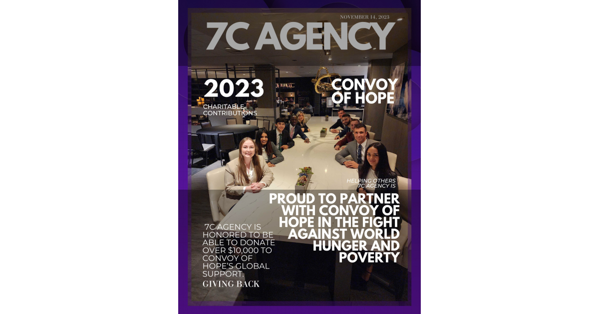 7C Agency Proud to Partner with Convoy of Hope in the Fight Against ...