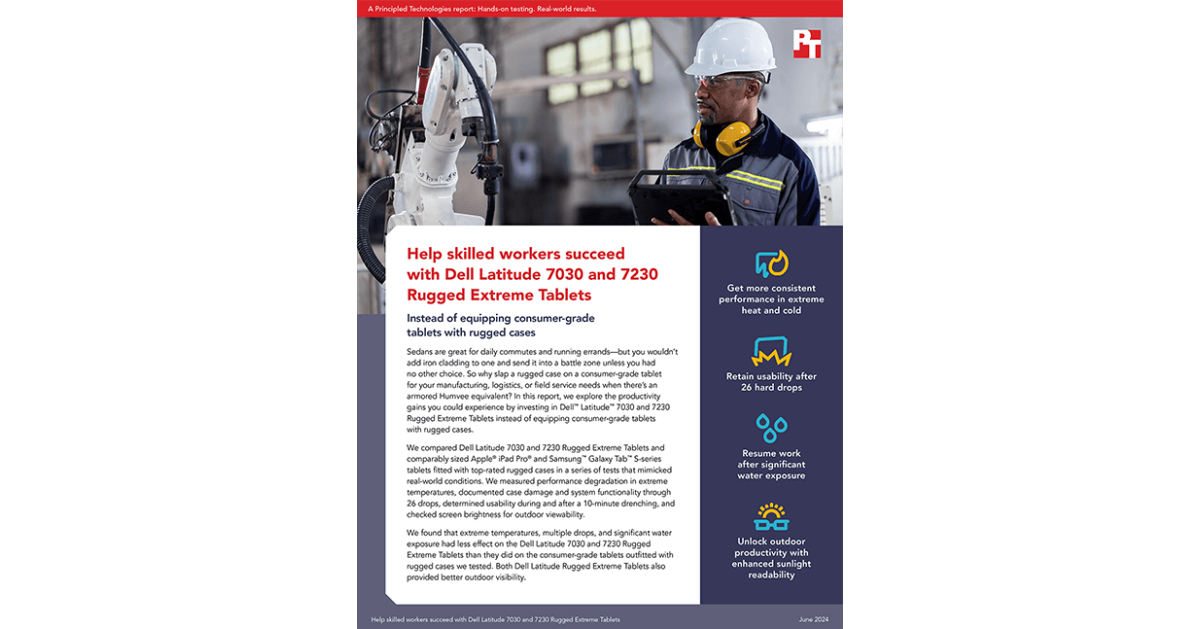 New Principled Technologies Study Shows Advantages of Dell Latitude ...