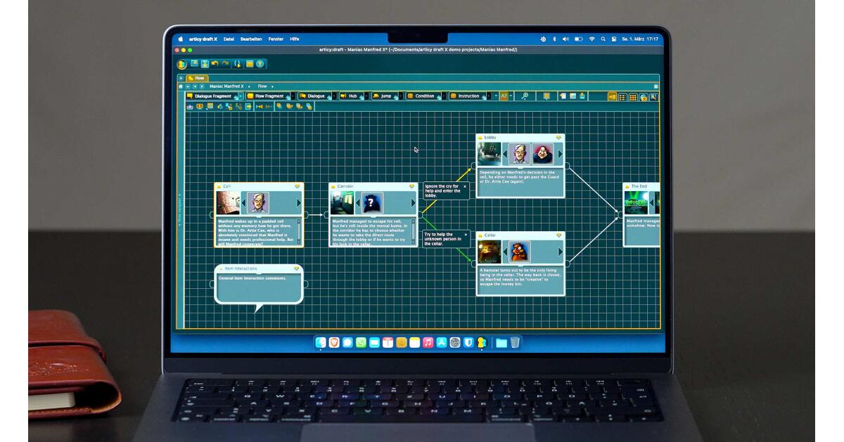 articy:draft X Now Available on Mac OS – A New Era for Narrative Design ...