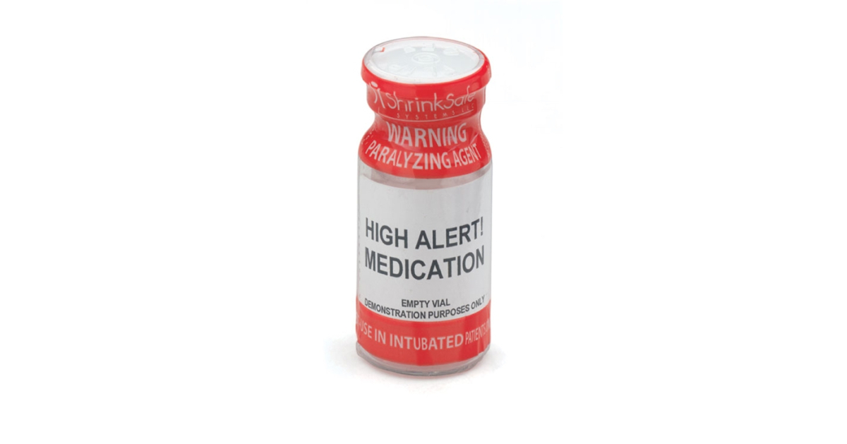 ShrinkSafe® Paralytic Identification Bands for High-Alert Medications ...