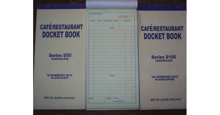 carbonless docket book,receipt book for cafe and restaurant,restaurant ...