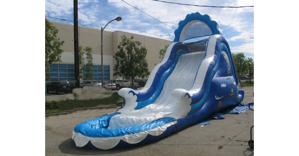 WATER SLIDE. NAME Ocean Wave Wet/Dry Slide+Pool. SIZE-37Lx11,5Wx18H ...