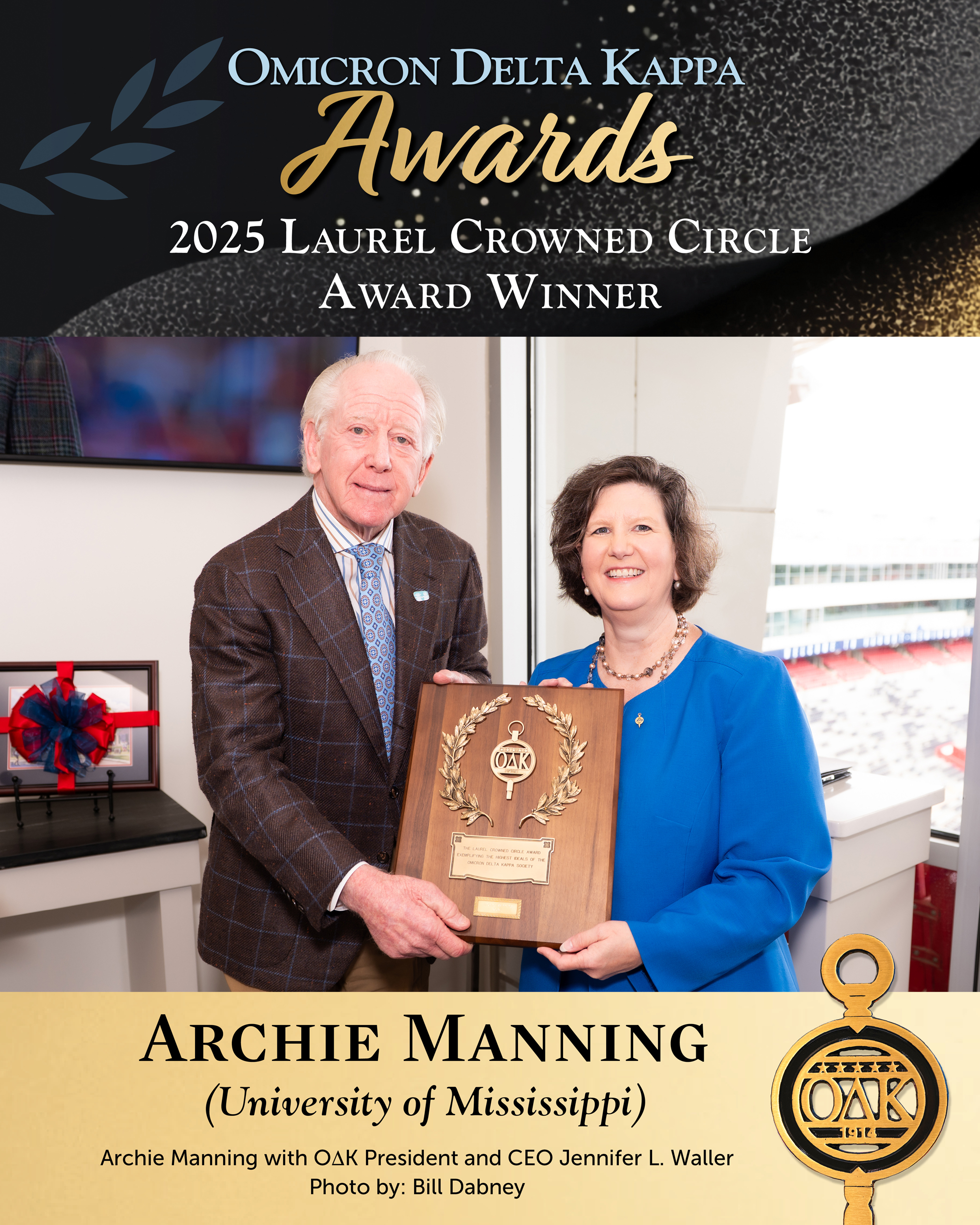 Archie Manning Named Omicron Delta Kappa’s 2025 Laurel Crowned Circle Award Winner - PR.com