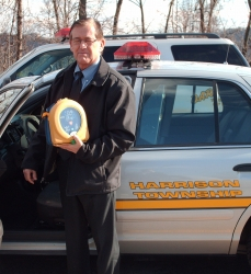 Harrison Township Police Receive AED Donation from NewHouse Medical ...