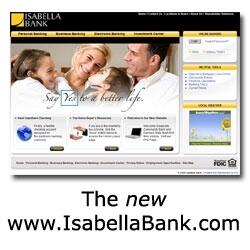 Isabella Bank's New Website Nominated for Award - PR.com