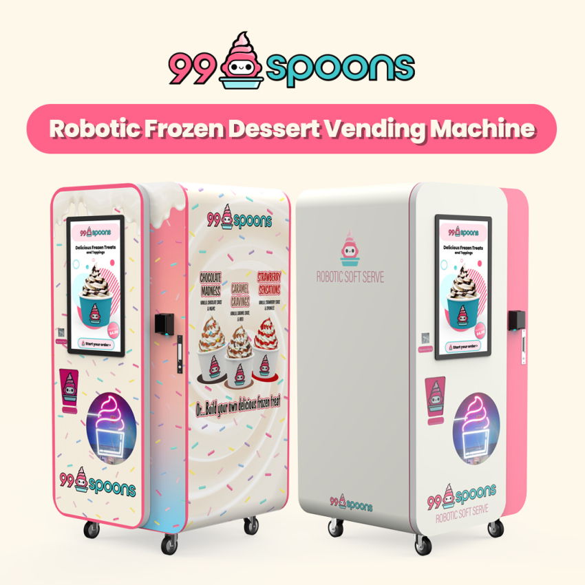 99 Innovations to Launch Robotic Soft Serve Vending Concept "99 Spoons ...